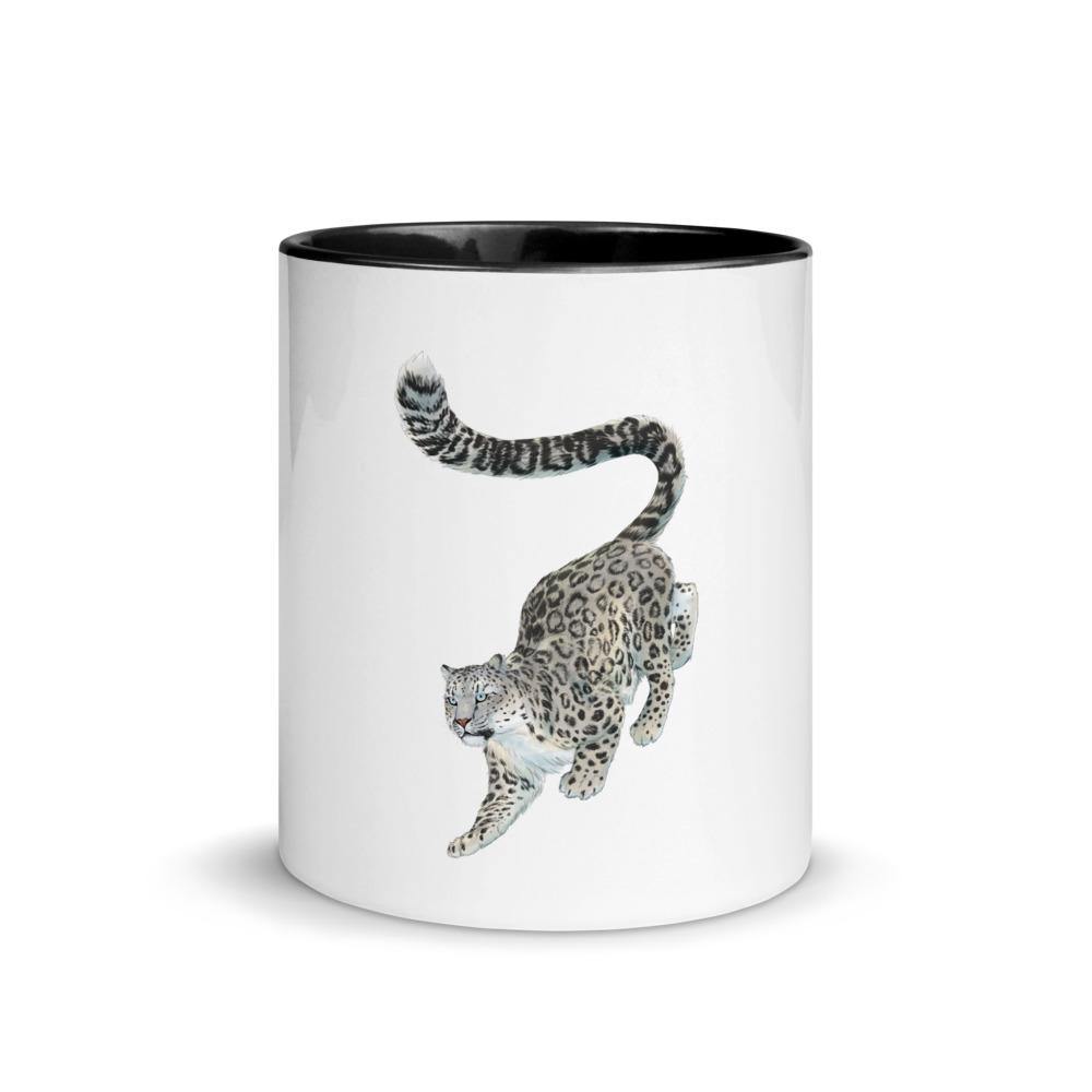 snow leopard mug